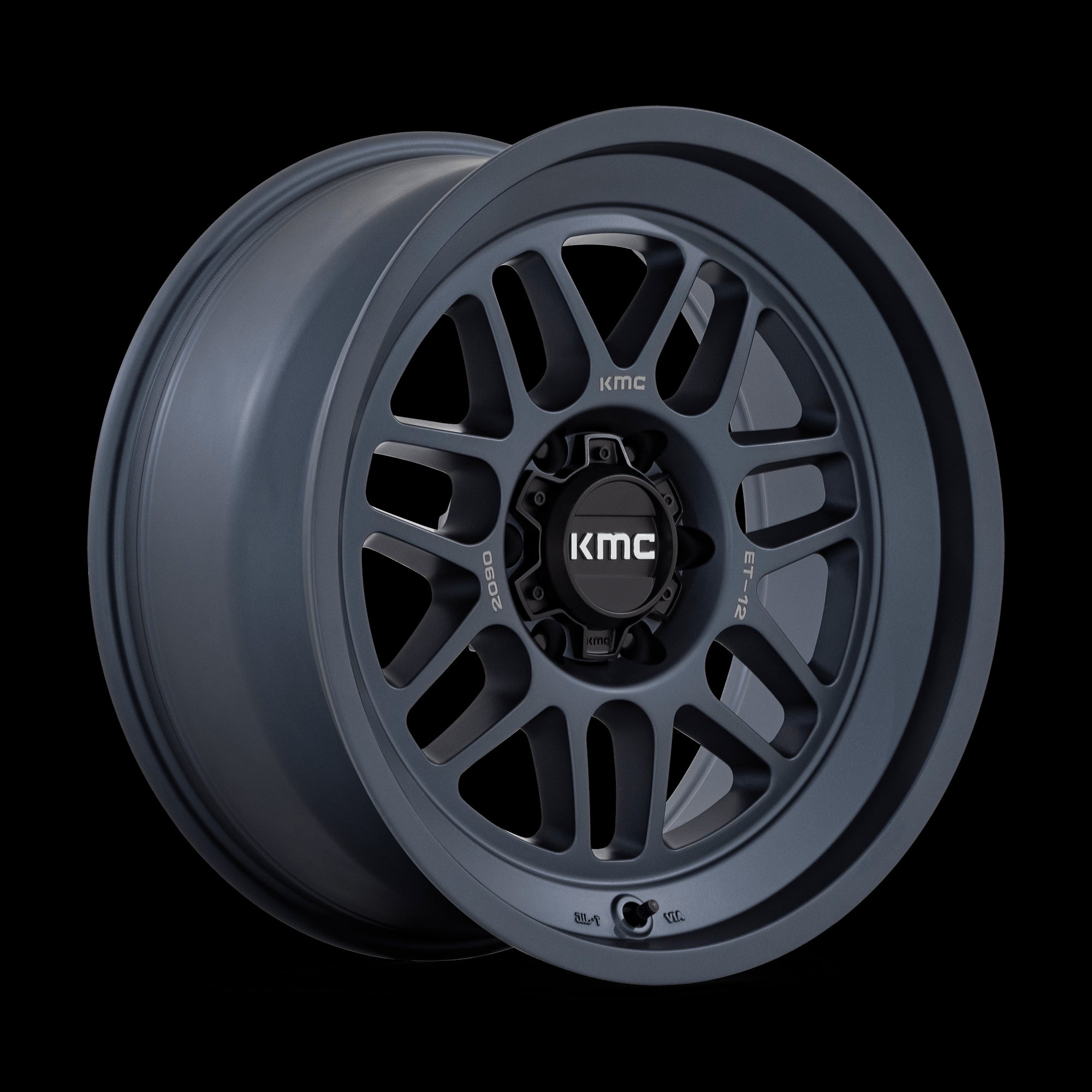 20X9 KMC KM725 Terra Metallic Blue 5X127 5X5 ET-12 Wheel Rim ...