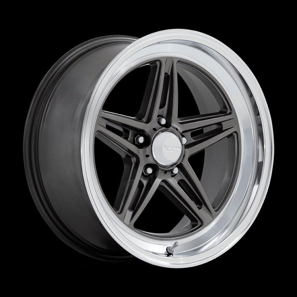 20X10 American Racing Vintage VN514 Groove Anthracite 5x120.65 ET6 Whe ...