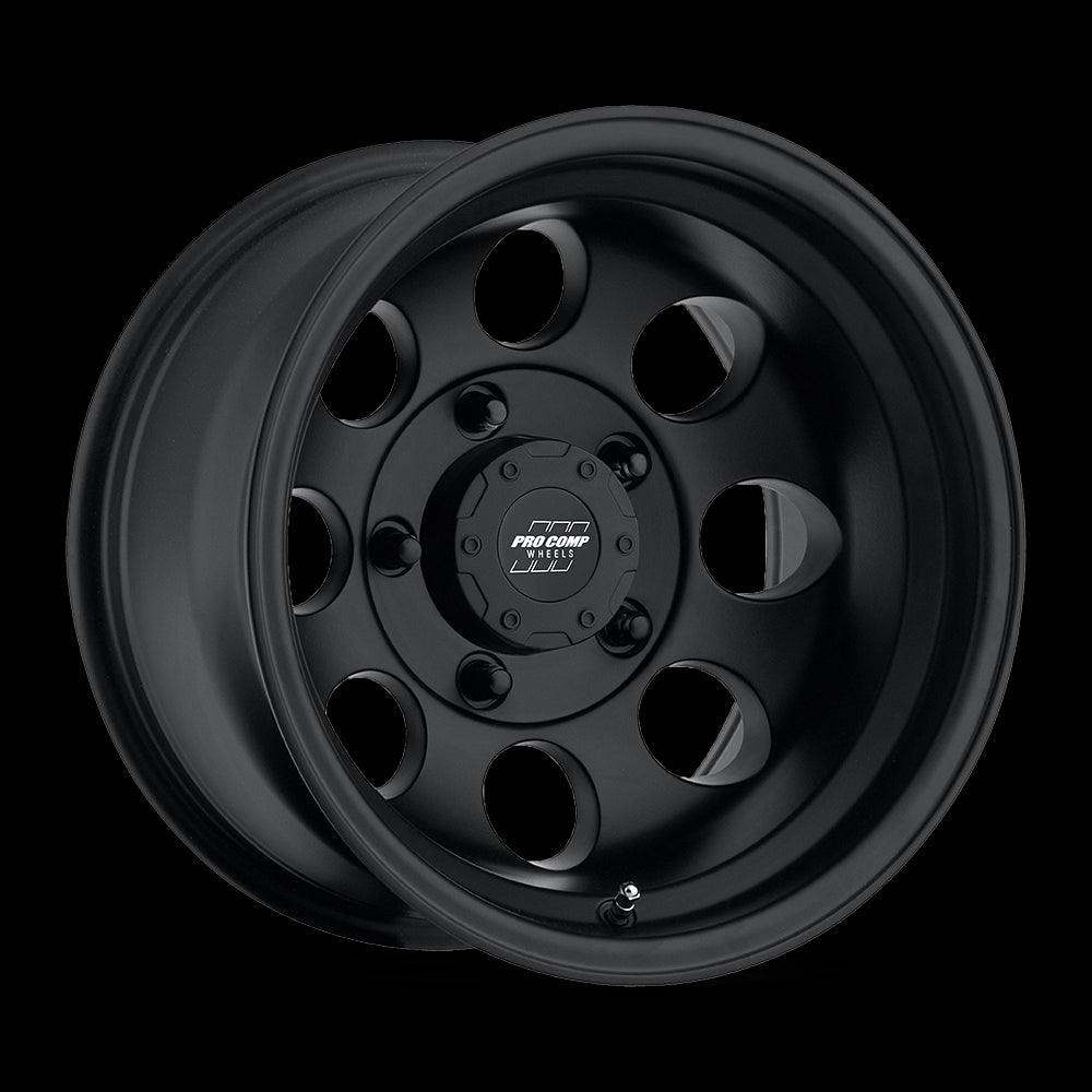 16X8 Pro Comp PA69 Vintage Flat Black 5X127 5X5 ET-12 Wheel Rim ...