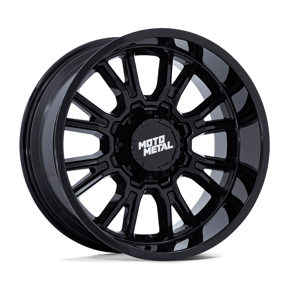 20X9 Moto Metal MO810 Legacy Gloss Black 8X165.1 8X6.5 ET1 Wheel Rim ...