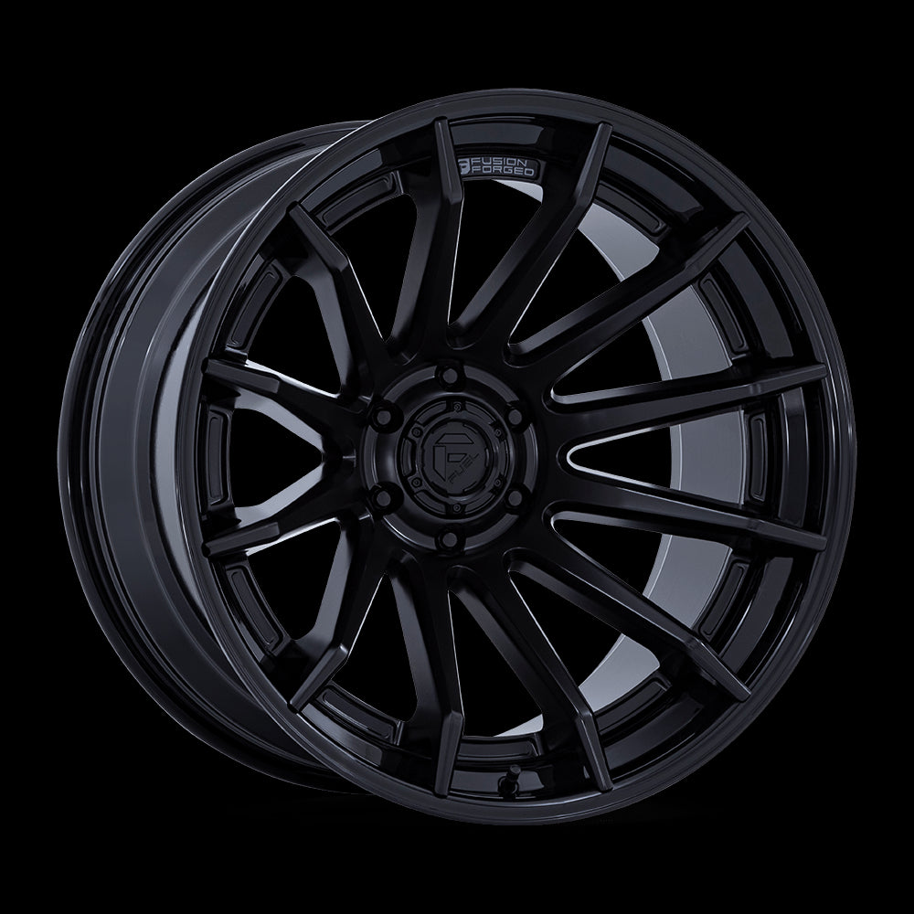20X10 Fuel FC403 Burn Matte Black With Gloss Black Lip 6x139.7 ET-18 W ...