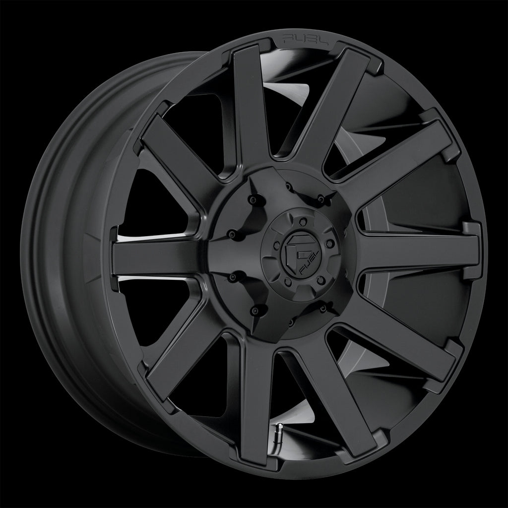 20X9 Fuel D437 Contra Satin Black 6X135/6X139.7 ET2 wheel/rim ...