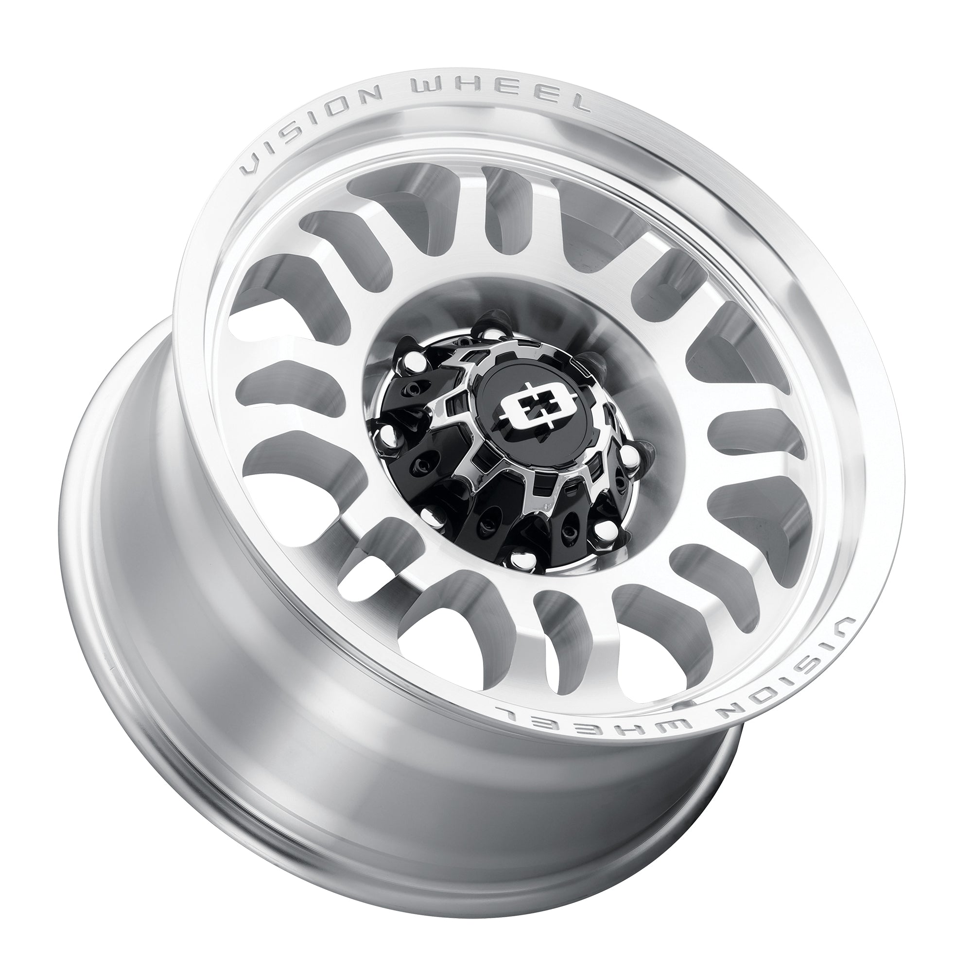 20x9.5 Vision 409 Inferno Machined Wheel 8x165.1 ET12 CB125.1 ...