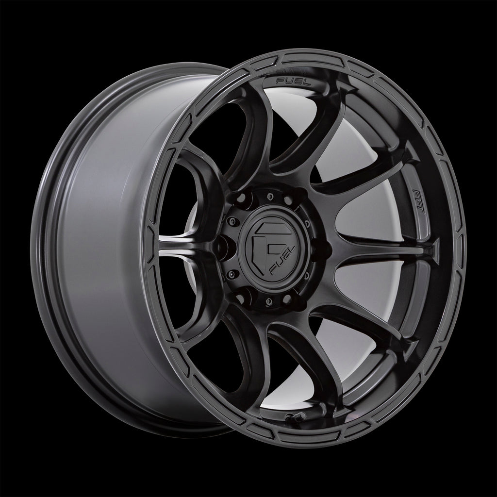 17X9 Fuel D791 Variant Matte Black 6X139.7 ET1 wheel/rim – Performance ...