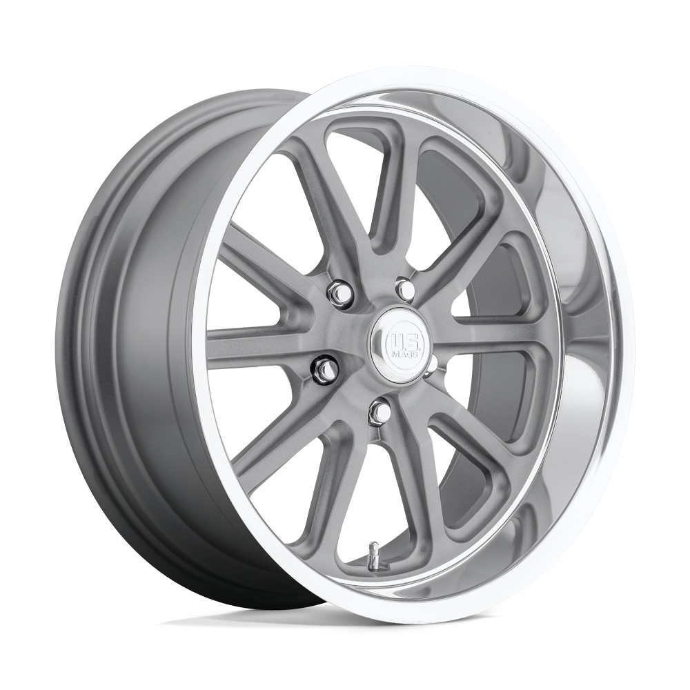 18X8 U.S. Wheel U111 RAMBLER MT-GNMTL-MACH 5X120.65 ET1 wheel/rim ...
