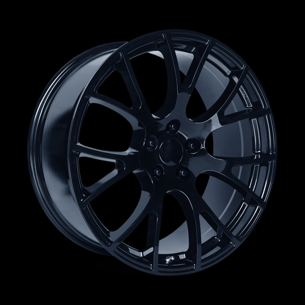 20X10.5 Performance Replicas PR161 Gloss Black 5X115 ET25 Wheel Rim ...