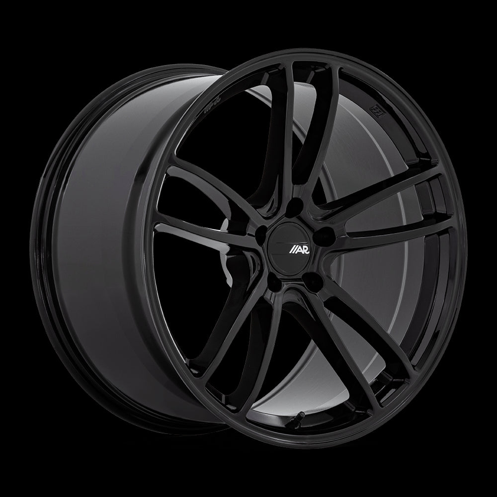 20X10 American Racing AR941 Mach Five Gloss Black 5X120 ET22 Wheel Rim ...