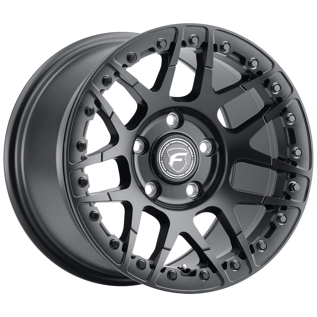 15x10 Forgestar F14 Beadlock Satin Black 5x120 ET45 CB78.1 Wheel Rim ...