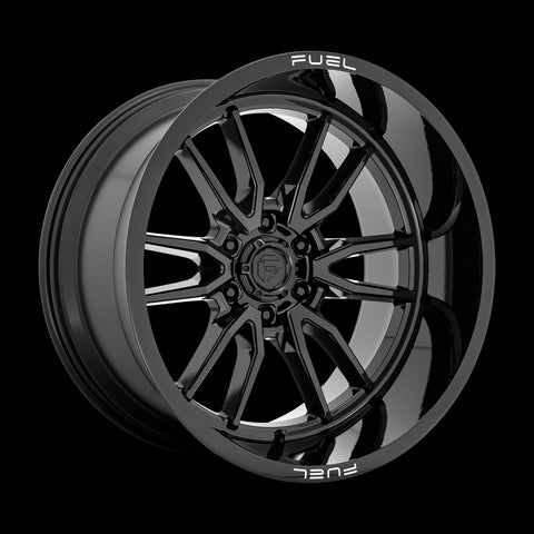 22X12 Fuel D760 Clash Gloss Black 6X139.7 ET-44 wheel/rim – Performance ...