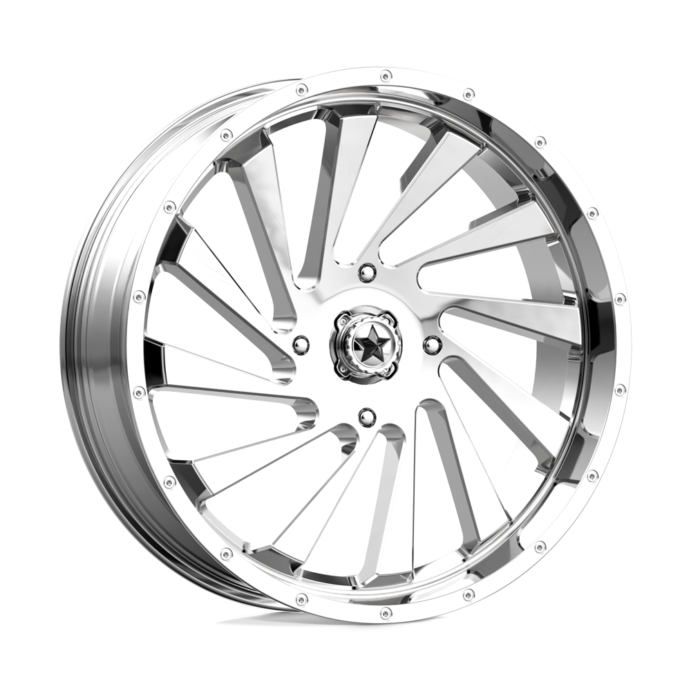 24X7 MSA OFFROAD WHEELS M46 BLADE Chrome 4X137 ET0 wheel/rim ...
