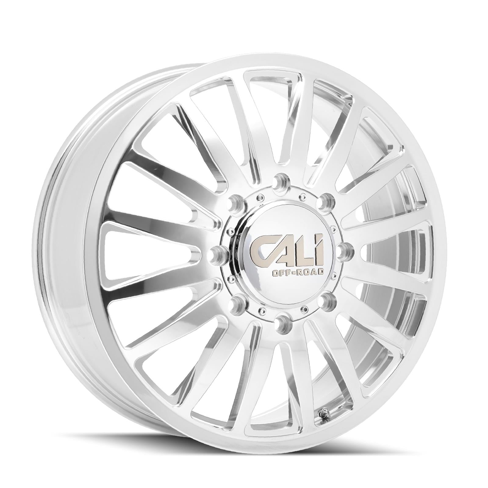 22x8.25 Cali Off-Road Summit Dually Polished/Milled 8x165.1 ET115 whee ...