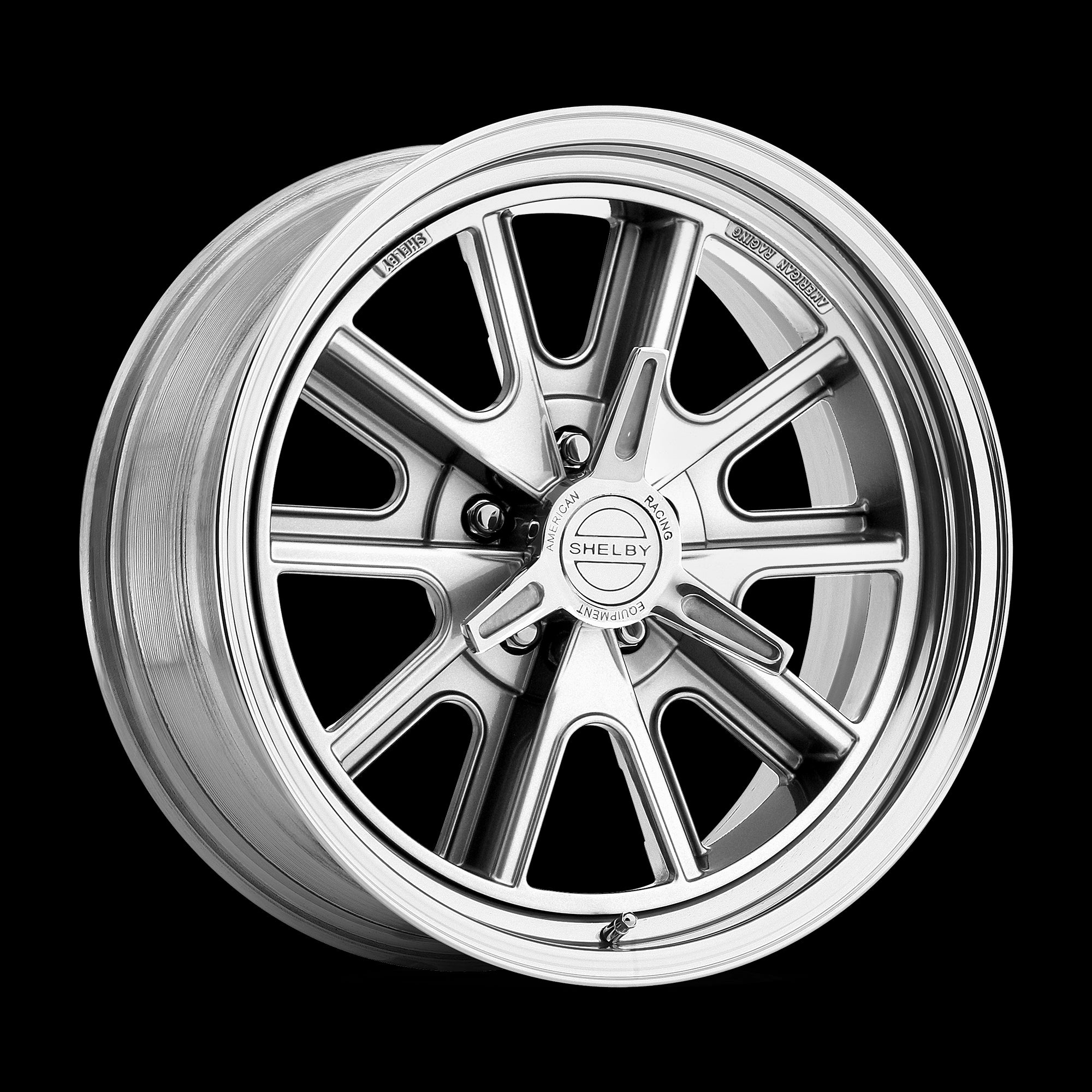 18X8 American Racing VN427 SHELBY COBRA Polished 5X114.3 ET0 wheel/rim ...