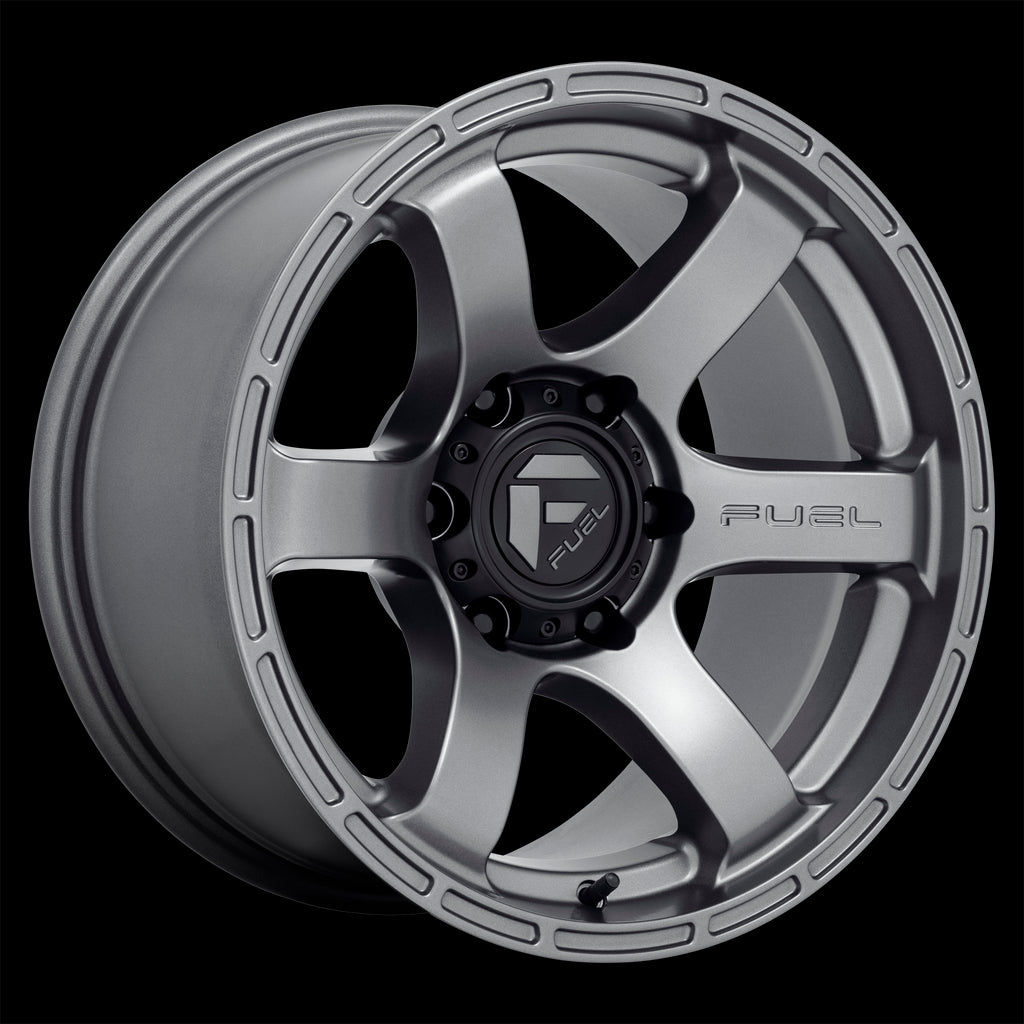 18X9 Fuel D767 RUSH Matte Gun Metal 6X135 ET1 wheel/rim – Performance ...