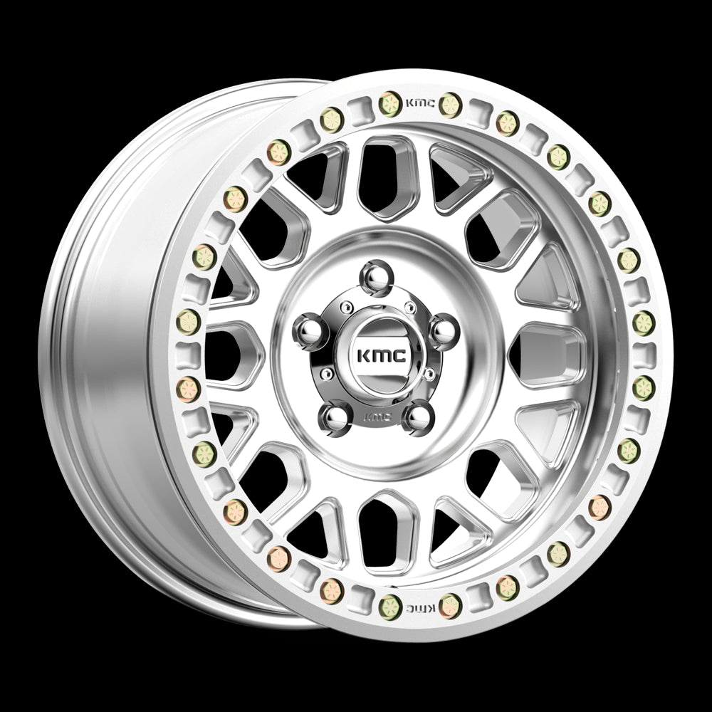 17X8.5 KMC KM234 Grenade DESERT Beadlock Machined 6X165.1 ET0 wheel/ri ...