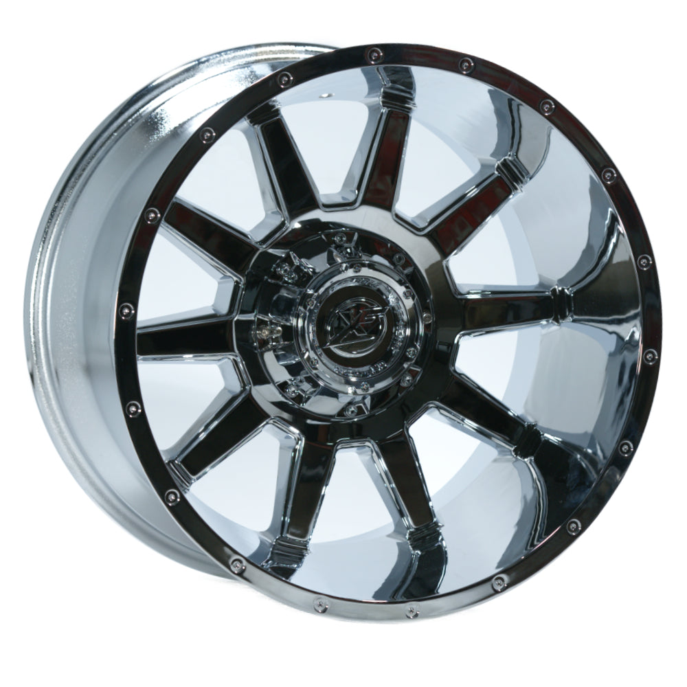 20x12 XF Off-Road XF-219 Chrome 5x127/139.7 ET-44 wheel/rim ...