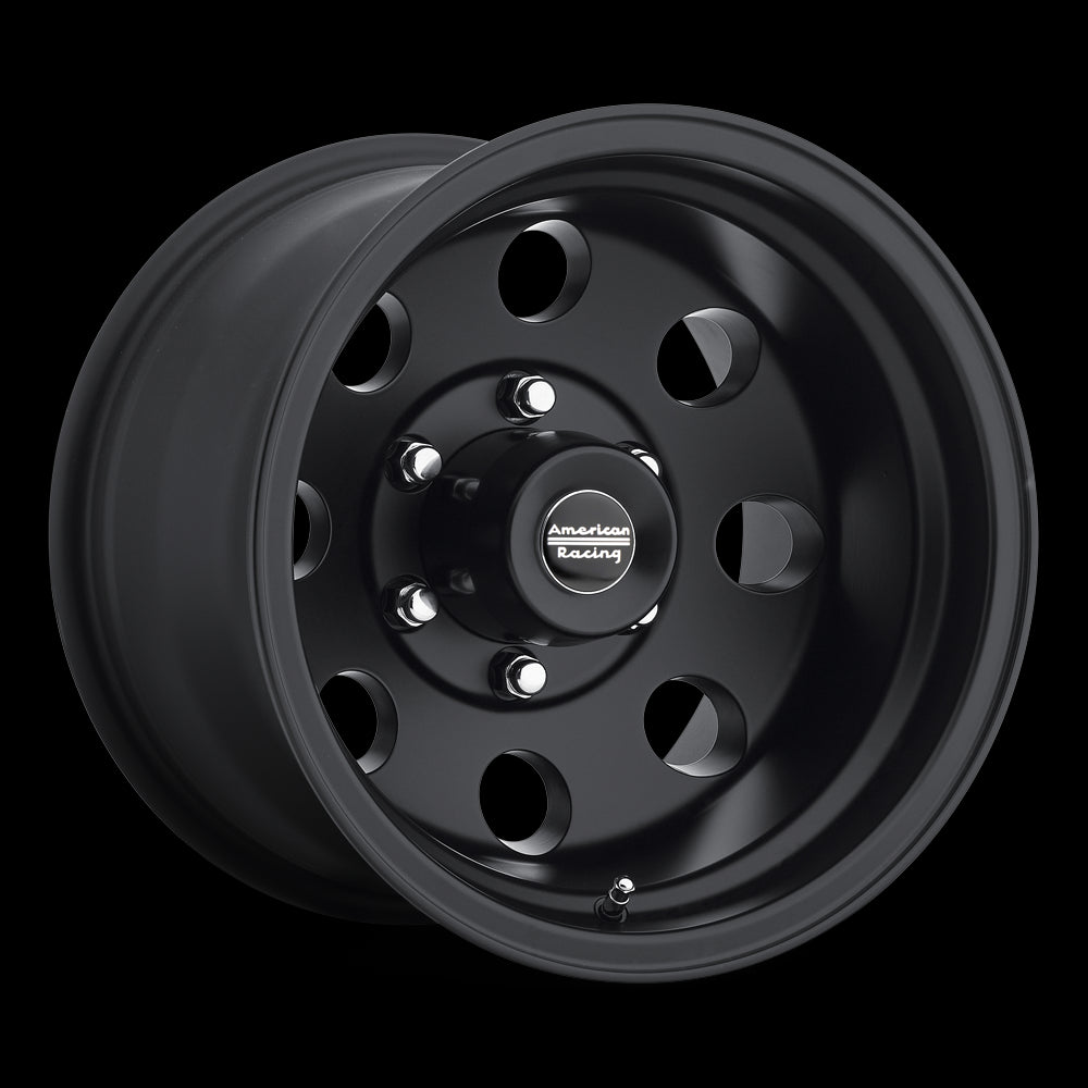 16X8 American Racing Baja Black Wheel 5X135 ET0 5-135 16-8 AR1726835B ...