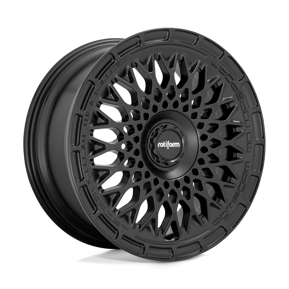 19X8.5 Rotiform R165 BLQ-C Matte Black 5X108/5X114.3 ET45 wheel/rim ...