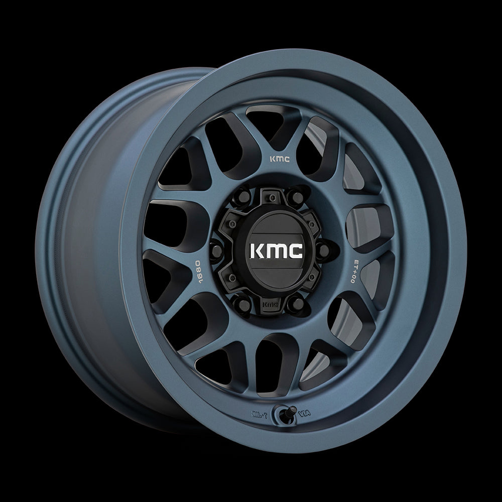 16X8 KMC KM725 TERRA Metallic Blue 6X139.7 ET0 wheel/rim | Performance ...