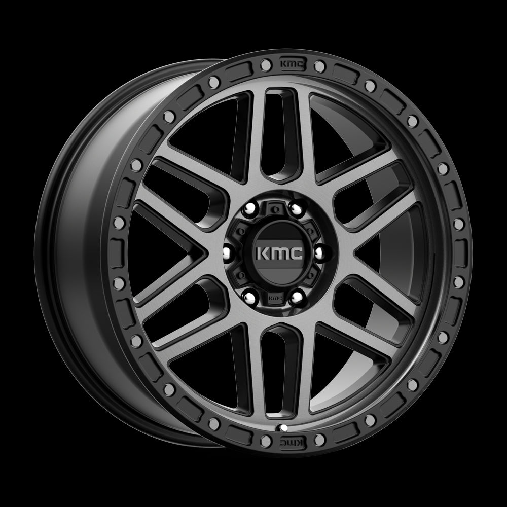 20X9 KMC KM544 MESA Satin Black With Gray Tint 6X139.7 ET0 wheel/rim ...